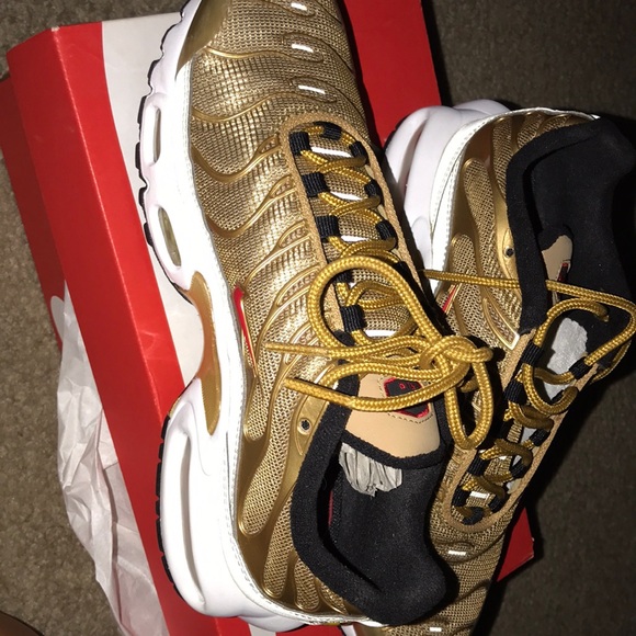 Jordan | Shoes | Gold Air Max Tns | Poshmark
